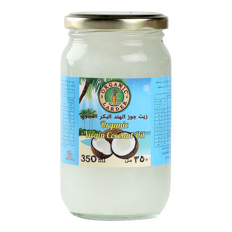 Organic Larder Virgin Coconut Oil 350ml in Bio Food cupboard - Dubai ...