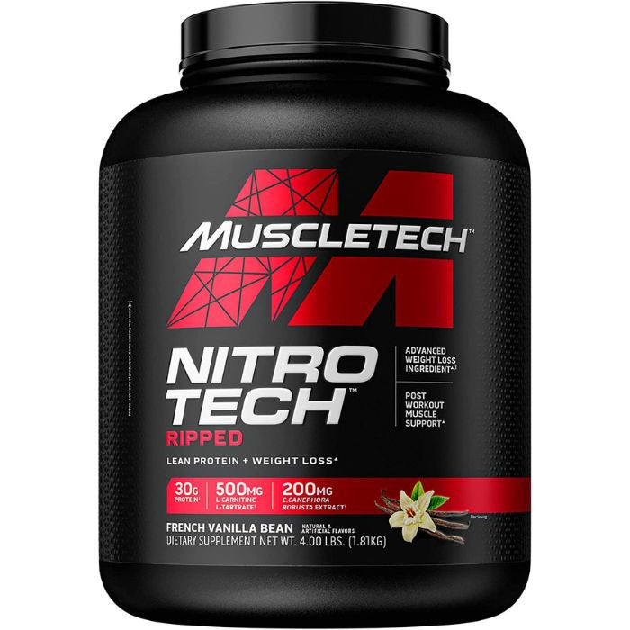 Muscletech Nitro Tech Perf Series Ripped Vanilla Swirl 4 Lb