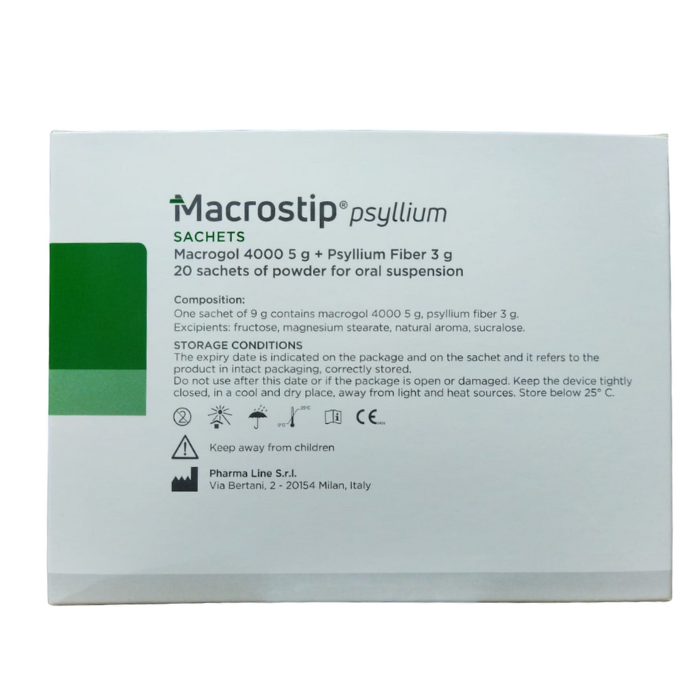 Macrostip Psyllium Sachet 9gm X 20 Sachets