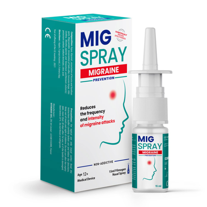 Mig Migraine Prevention Nasal Spray 15ml