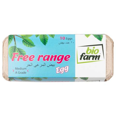 Bio Farm Free Range Eggs x10 in Organic Dairy Products - Dubai Grocers