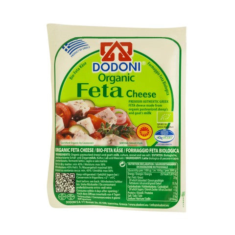 Dodoni Organic Feta Cheese 200g in Organic Cheese - Dubai Grocers