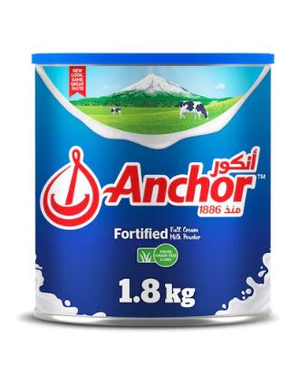 Anchor Fortified Full Cream Milk Powder 1.8kg