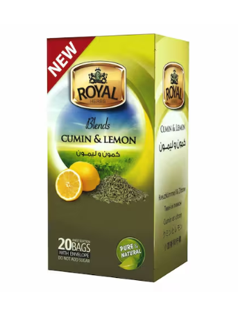 Royal Herbs Cumin Lemon 20 Tea Bags