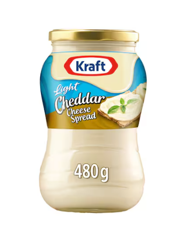Kraft Light Cheddar Cheese Spread 480g