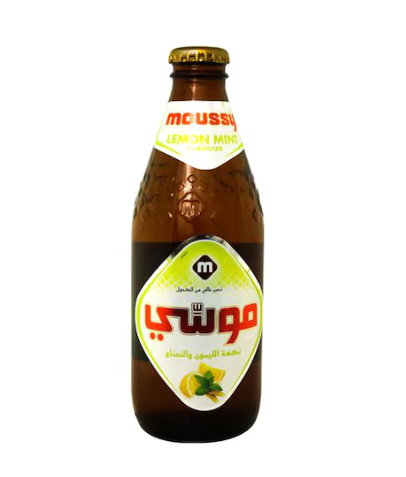 Moussy Lemon Mint Flavoured Non-Alcoholic Malt Beverage 330ml