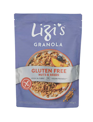 Lizis Gluten Free Nut And SeedsGranola 400g