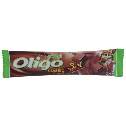 Oligo Classic 3 in 1 Chocolate Malt Drink 26g in Hot Chocolate & Melts ...