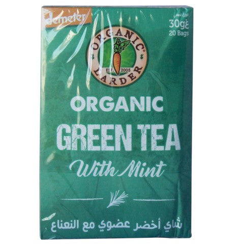 Organic Larder Tea Green Tea With Mint 30g in Organic Drinks - Dubai ...