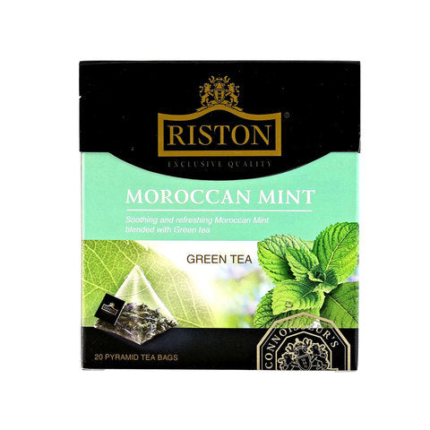 Riston Moroccan Mint Green Tea 20 Tea Bags in Loose Leaf & Tea Bags ...