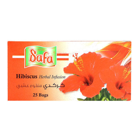 Safa Hibiscus Counts 25 Tea Bags in Loose Leaf & Tea Bags - Dubai Grocers